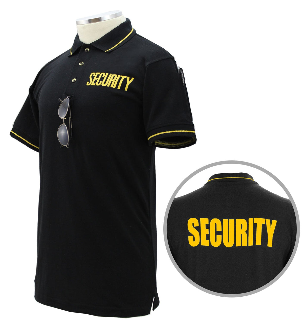 POLYCOTTON SECURITY TACTICAL STRIPE POLO SHIRTS – Baosui Uniform